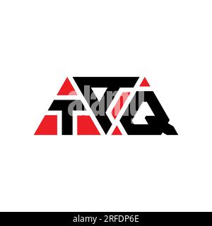 TAQ triangle letter logo design with triangle shape. TAQ triangle logo ...