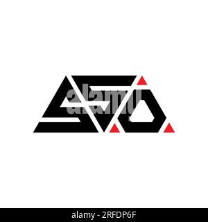 SSO letter logo design with polygon shape. SSO polygon and cube shape ...