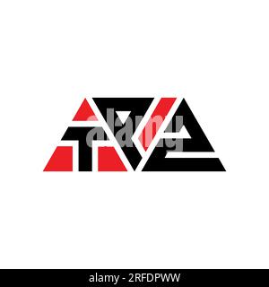 TPZ triangle letter logo design with triangle shape. TPZ triangle logo ...