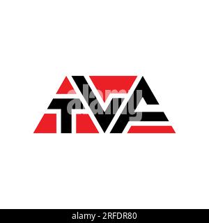 TLF triangle letter logo design with triangle shape. TLF triangle logo ...
