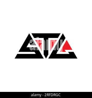 STL triangle letter logo design with triangle shape. STL triangle logo ...