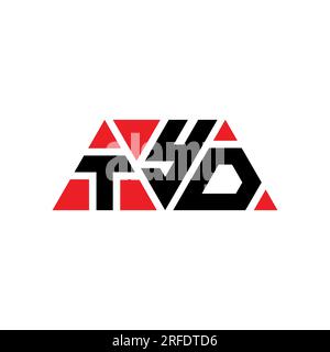 TYD triangle letter logo design with triangle shape. TYD triangle logo ...