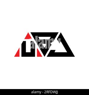 UBJ letter logo design with polygon shape. UBJ polygon and cube shape ...