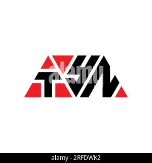 TYN triangle letter logo design with triangle shape. TYN triangle logo ...