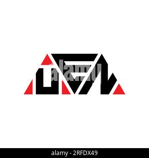 UEN triangle letter logo design with triangle shape. UEN triangle logo ...