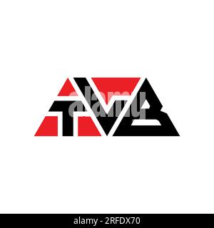 TLB triangle letter logo design with triangle shape. TLB triangle logo ...