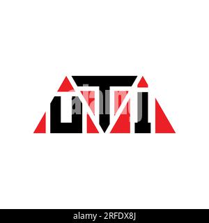 UTI triangle letter logo design with triangle shape. UTI triangle logo ...