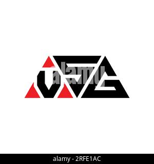 VSG triangle letter logo design with triangle shape. VSG triangle logo ...