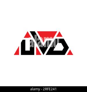 ULD triangle letter logo design with triangle shape. ULD triangle logo ...