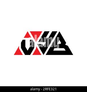 VYB triangle letter logo design with triangle shape. VYB triangle logo ...