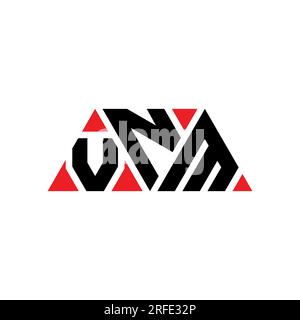 VNM triangle letter logo design with triangle shape. VNM triangle logo ...
