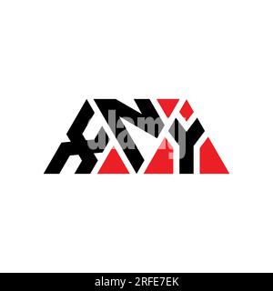XNY triangle letter logo design with triangle shape. XNY triangle logo ...