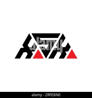 XSX triangle letter logo design with triangle shape. XSX triangle logo ...