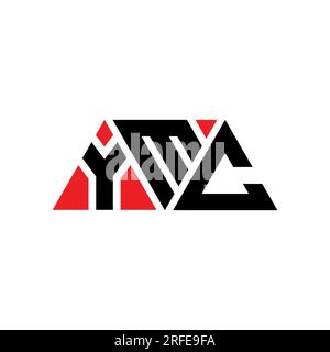 YMC triangle letter logo design with triangle shape. YMC triangle logo ...