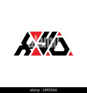 XYO triangle letter logo design with triangle shape. XYO triangle logo ...