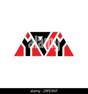 YPY triangle letter logo design with triangle shape. YPY triangle logo ...