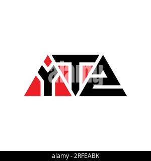 YTZ triangle letter logo design with triangle shape. YTZ triangle logo ...