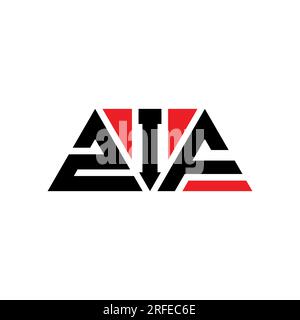 ZIF letter logo design with polygon shape. ZIF polygon and cube shape ...