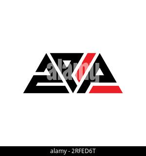ZPP triangle letter logo design with triangle shape. ZPP triangle logo ...