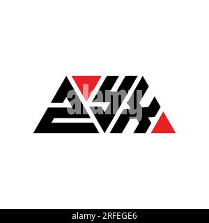 ZYX triangle letter logo design with triangle shape. ZYX triangle logo ...