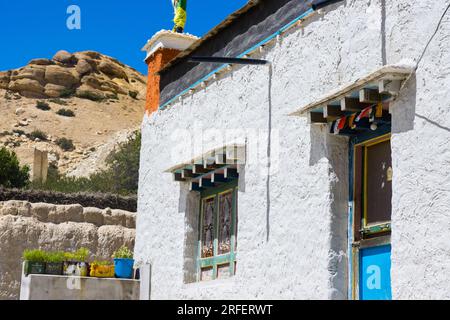 Century Old Gumba and Gompas monastery around Chhoser Village in Upper ...