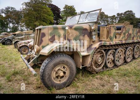 World War 2 German FAMO Half Track Stock Photo - Alamy