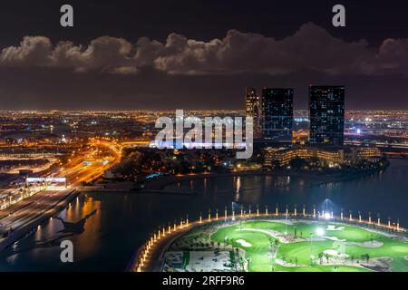 Aerial view of Lusail Mondrian Hotel Doha Qatar Stock Photo - Alamy
