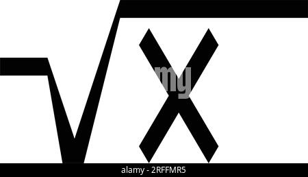 math root icon vector illustration design Stock Vector Image & Art - Alamy