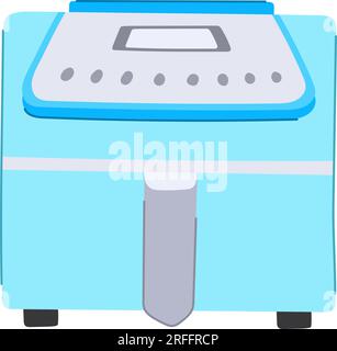electric fryer air cartoon vector illustration Stock Vector Image & Art ...