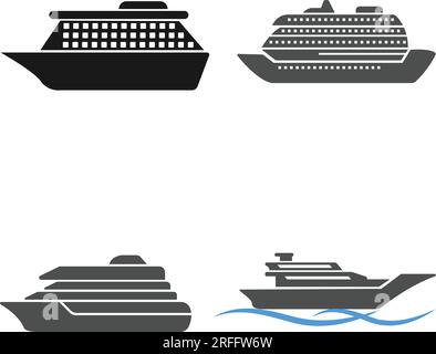 cruise ship icon illustration design Stock Vector Image & Art - Alamy