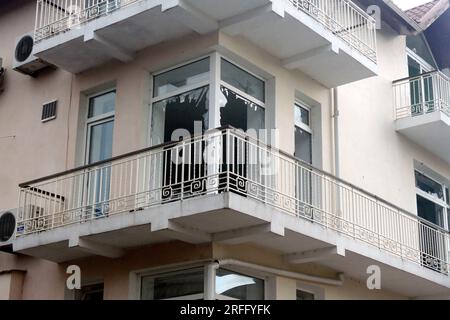 IZMAIL, UKRAINE - AUGUST 2, 2023 - The building of the Marine Terminal ...