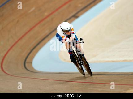 Great Britain's Morgan Newberry in action in the Women's C5 500m Time ...