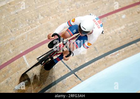 Great Britain's Archie Atkinson in action in the Men's C4 1km Time ...