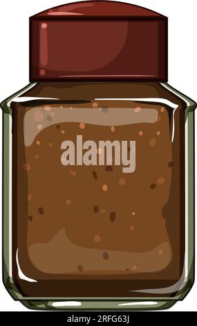 powder coffee soluble cartoon vector illustration Stock Vector Image ...