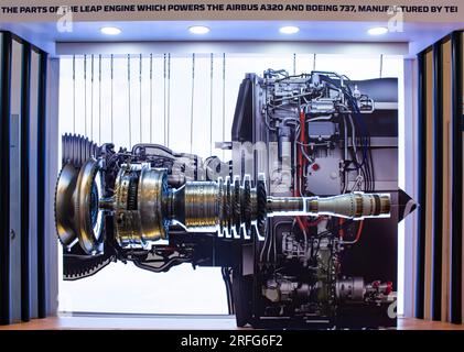 The leap Engine which powers the Aibus A320 and boeing 737 Manifactured ...