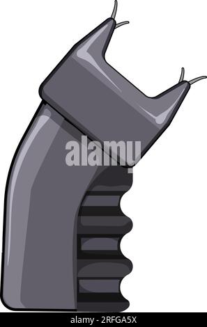 machine taser gun cartoon vector illustration Stock Vector Image & Art ...