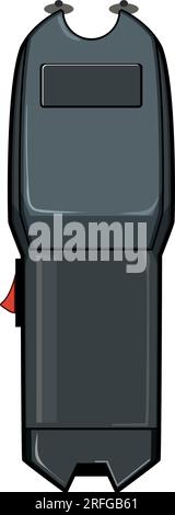 machine taser gun cartoon vector illustration Stock Vector Image & Art ...