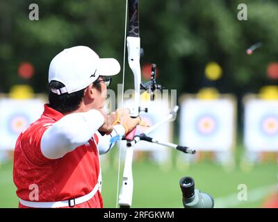 Berlin, Germany. 3rd Aug, 2023. Noda Satsuki of Japan competes during ...