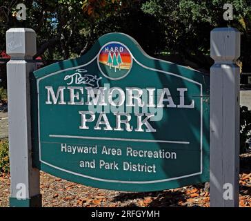 Hayward Memorial Park in Hayward, California Stock Photo - Alamy