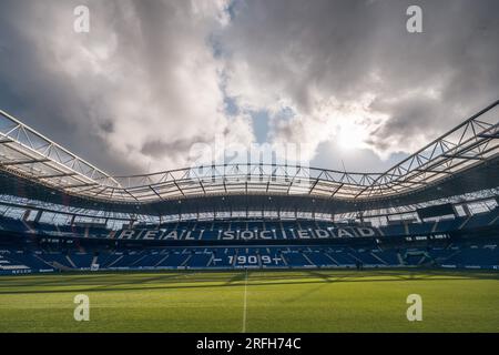 Reale Arena soccer field, where Real Sociedad de Futbol plays, in San ...