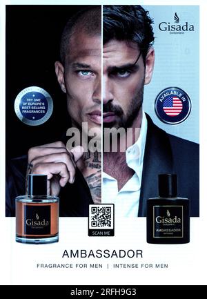 GQ Magazine Summer 2023/US edition Advert, USA Stock Photo - Alamy