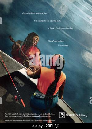 Essence July/August 2023 Magazine Advert, USA Stock Photo - Alamy