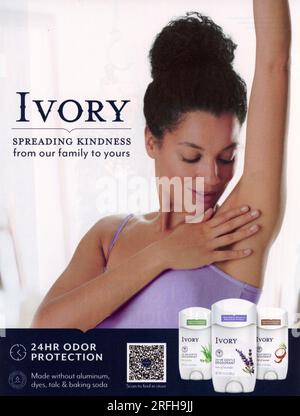 Essence July/August 2023 Magazine Advert, USA Stock Photo - Alamy