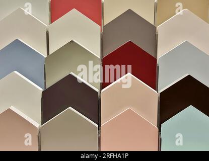 Paint Sample Display Stock Photo - Alamy