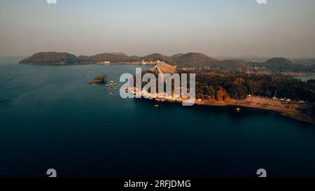 Maithan Dam Areal View Jharkhand Stock Photo - Alamy