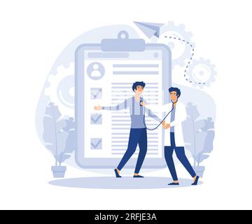 Health Medical Body Check Up Examination Test Icon Symbol Sign ...