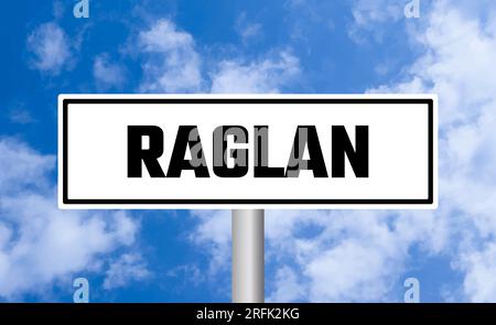 Raglan road sign on blue sky background Stock Photo - Alamy