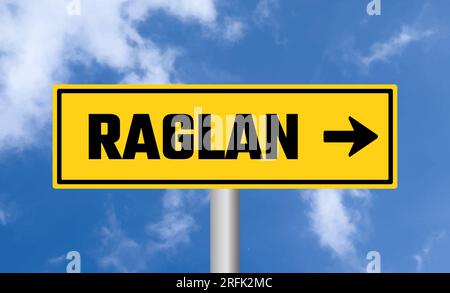 Raglan road sign on blue sky background Stock Photo - Alamy