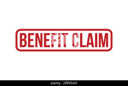 Red Benefit claim Rubber Stamp Seal Vector Stock Vector Image & Art - Alamy