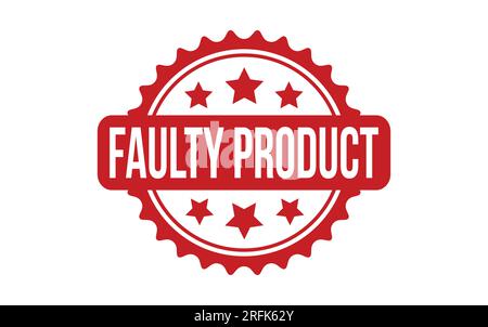 Faulty Product rubber grunge stamp seal vector Stock Vector Image & Art ...